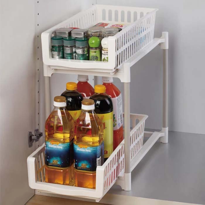 SLIDING TRAY 2-TIER (26 X 45 X 45CM)