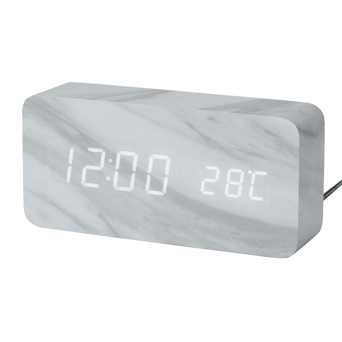 LED CLOCK L WH 001HT
